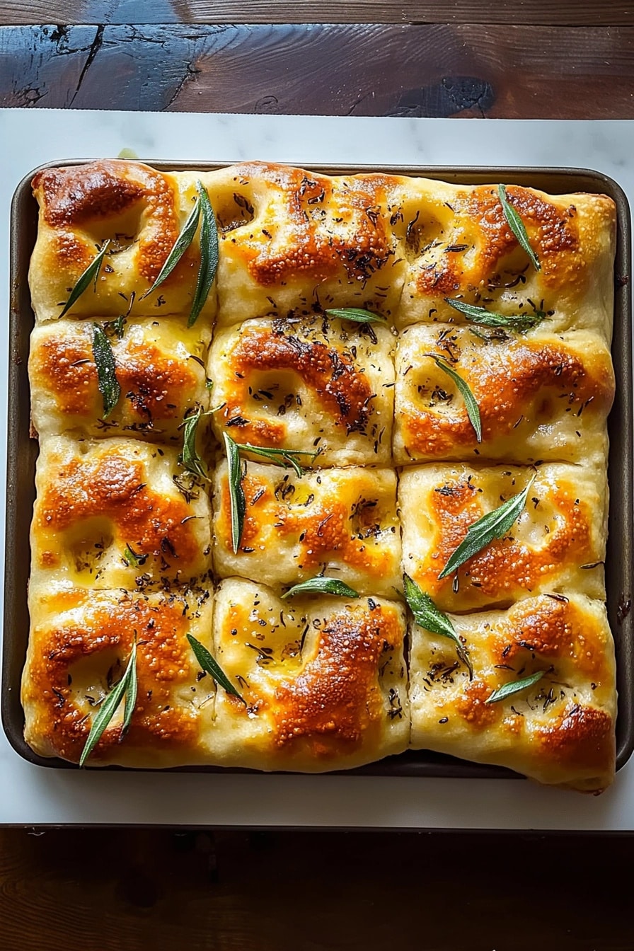 Focaccia Bread - Savoring Moments