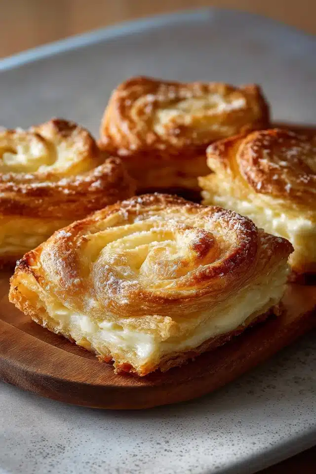 Low-Carb Flaky Cream Cheese Danish Delight - Savoring Moments