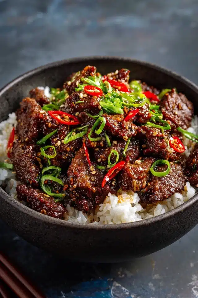 Spicy Firecracker Beef: A Bold and Flavorful Dish - Savoring Moments
