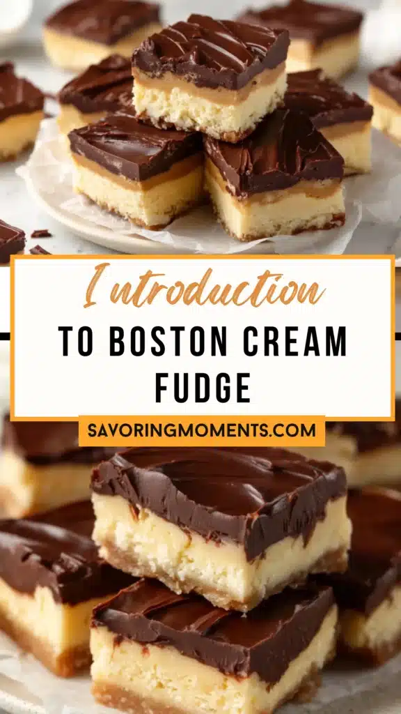 Introduction to Boston Cream Fudge - Savoring Moments