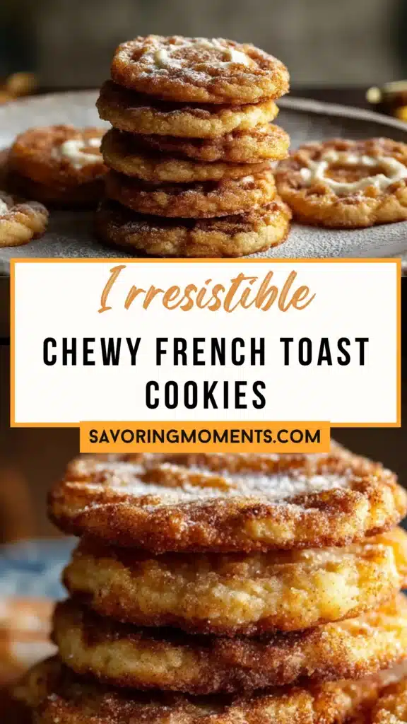 Chewy French Toast Cookies - Savoring Moments