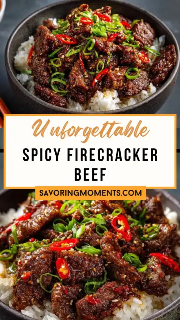 Spicy Firecracker Beef: A Bold and Flavorful Dish - Savoring Moments