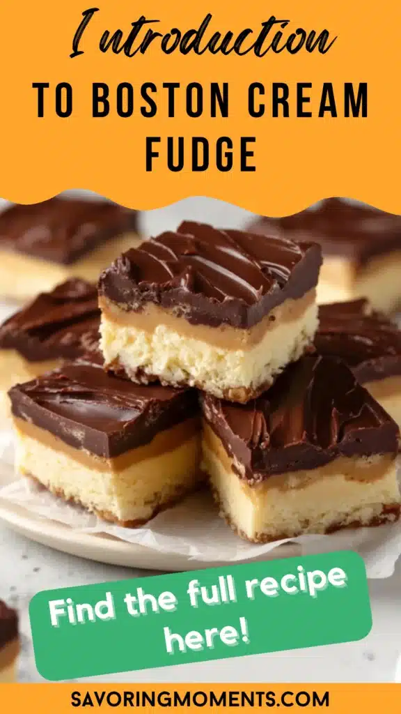 Introduction to Boston Cream Fudge - Savoring Moments