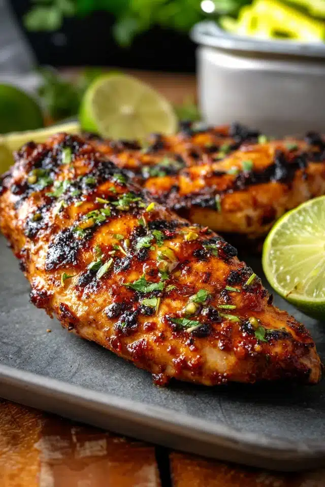Sweet Chili Lime Grilled Chicken - Savoring Moments