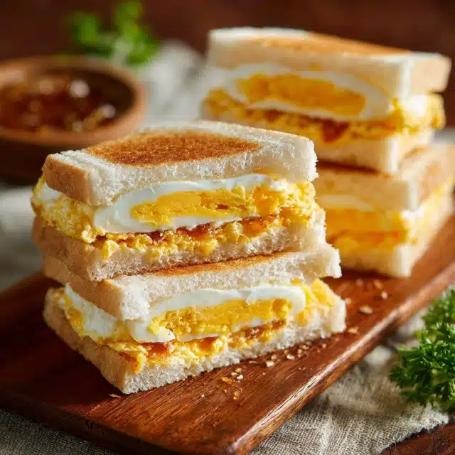 Japanese Egg Sandwich - Savoring Moments