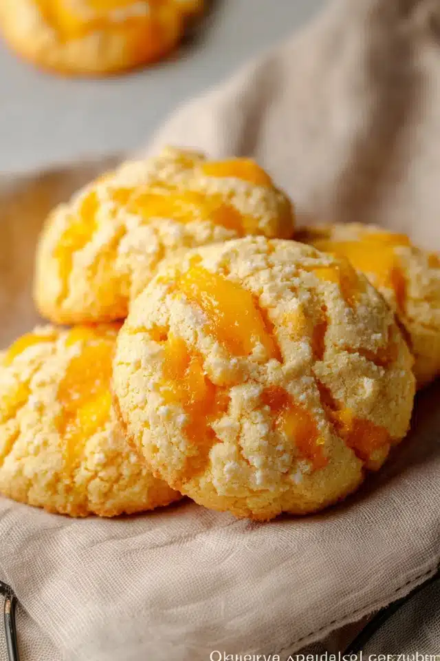 Mango Cookies - Savoring Moments