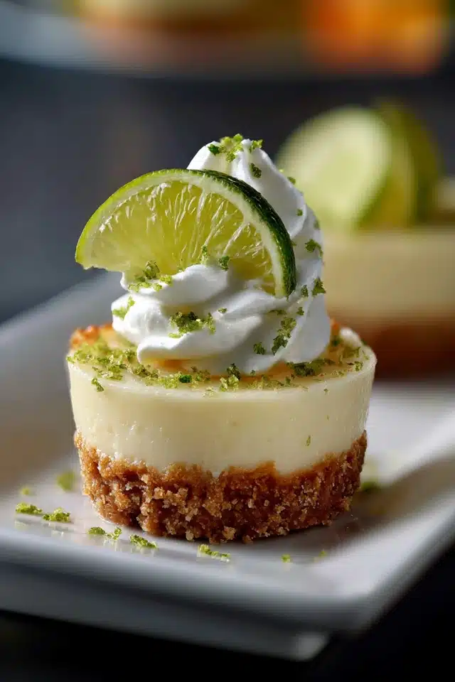 Key Lime Pie Mini Dessert - Savoring Moments