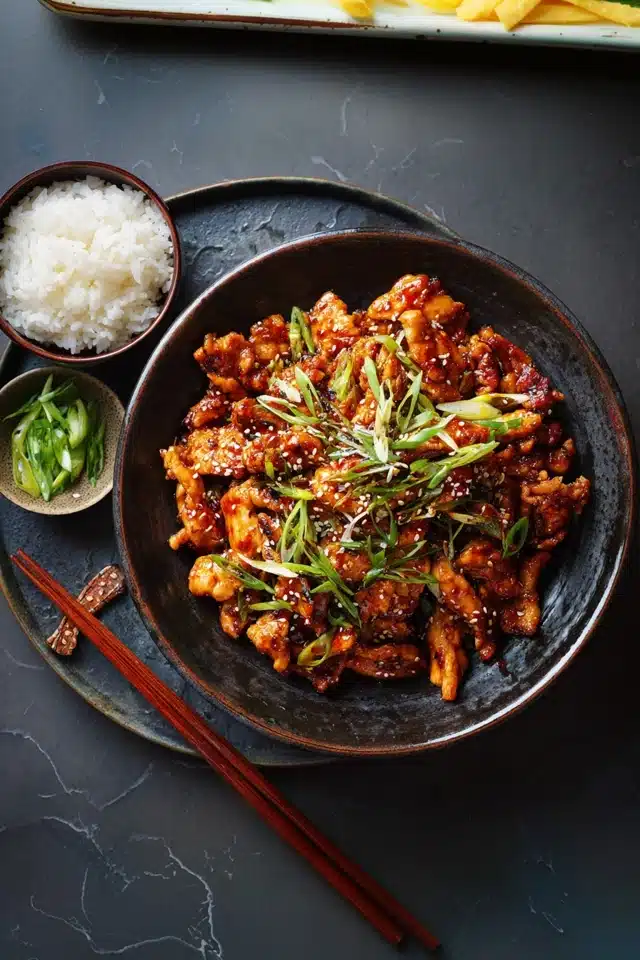 Homemade Chicken Bulgogi - Savoring Moments