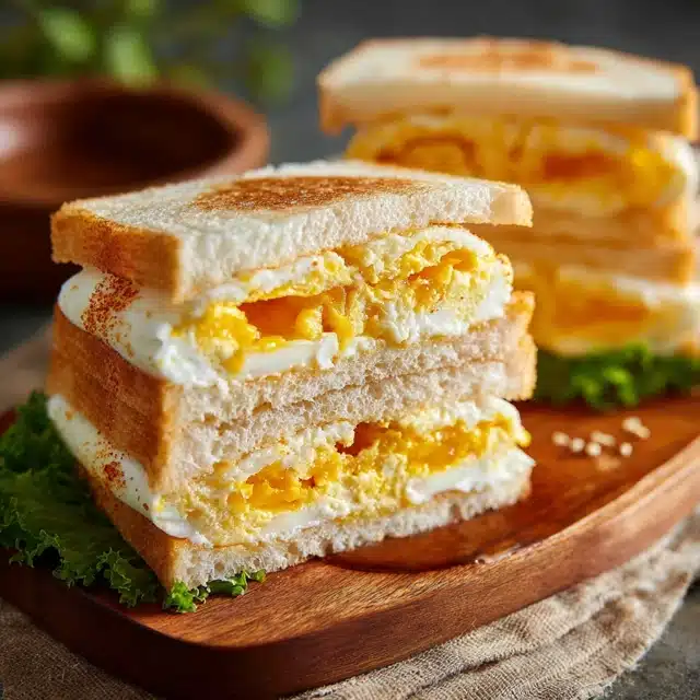 Japanese Egg Sandwich - Savoring Moments