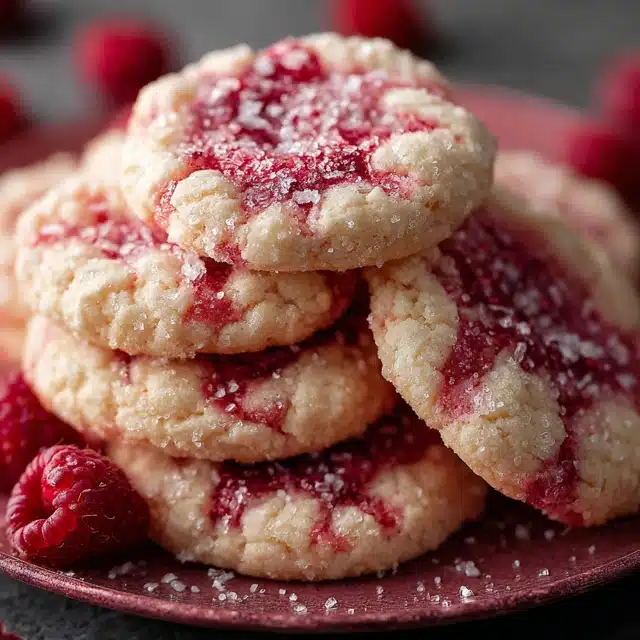 Sweet Raspberry Sugar Cookies - Savoring Moments