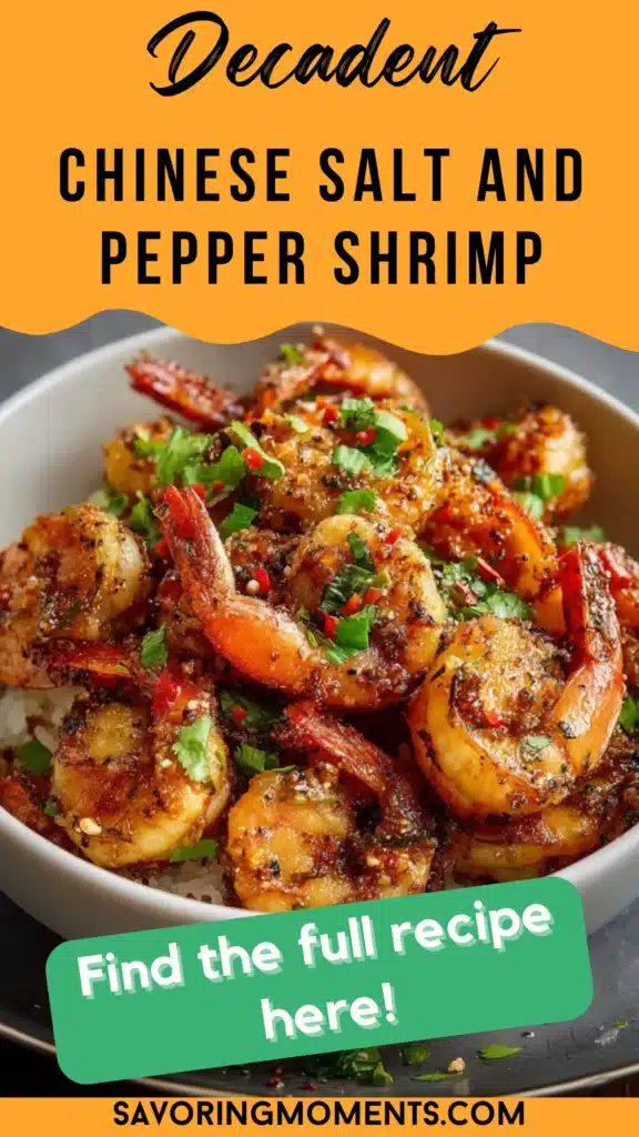 Chinese Salt and Pepper Shrimp - Savoring Moments