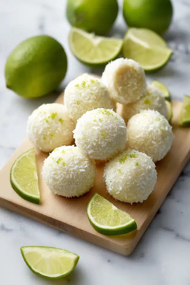 Key Lime Truffles - Savoring Moments