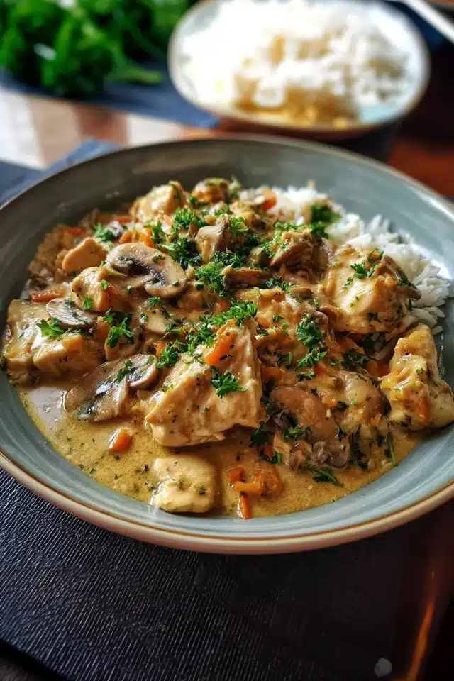 Chicken à la King - Savoring Moments