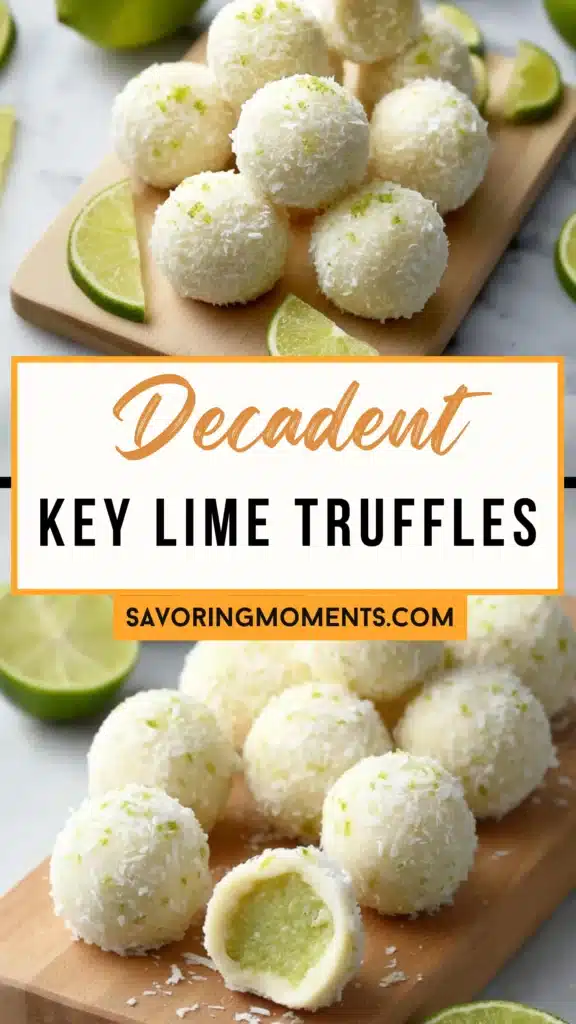 Key Lime Truffles - Savoring Moments