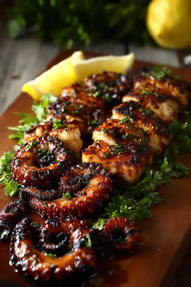 Grilled Octopus at Home: The Foolproof Method - Savoring Moments