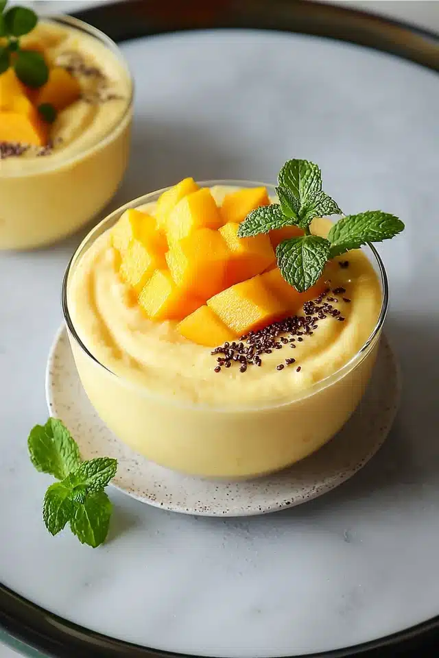 Mango Mousse - Savoring Moments