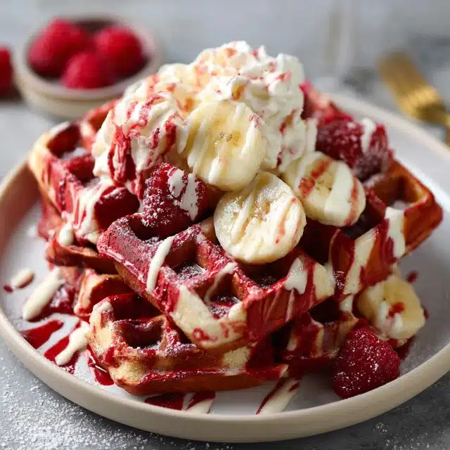 Red Velvet Marble Waffles: A Cozy, Colorful Breakfast Tradition ...