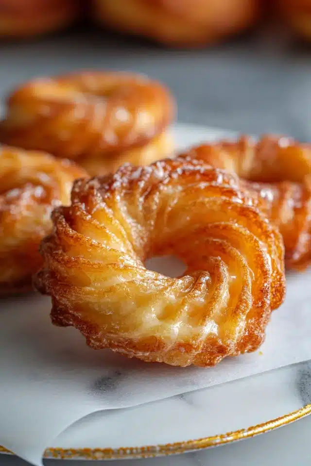 Irresistible Oven-Baked French Cruller Donuts - Savoring Moments