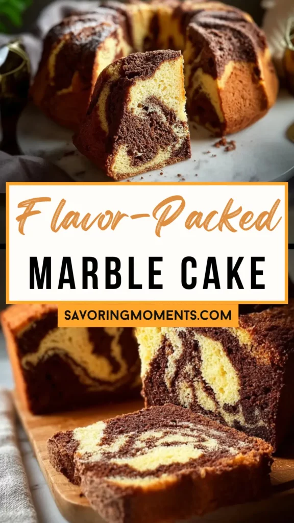 Marble Cake - Savoring Moments