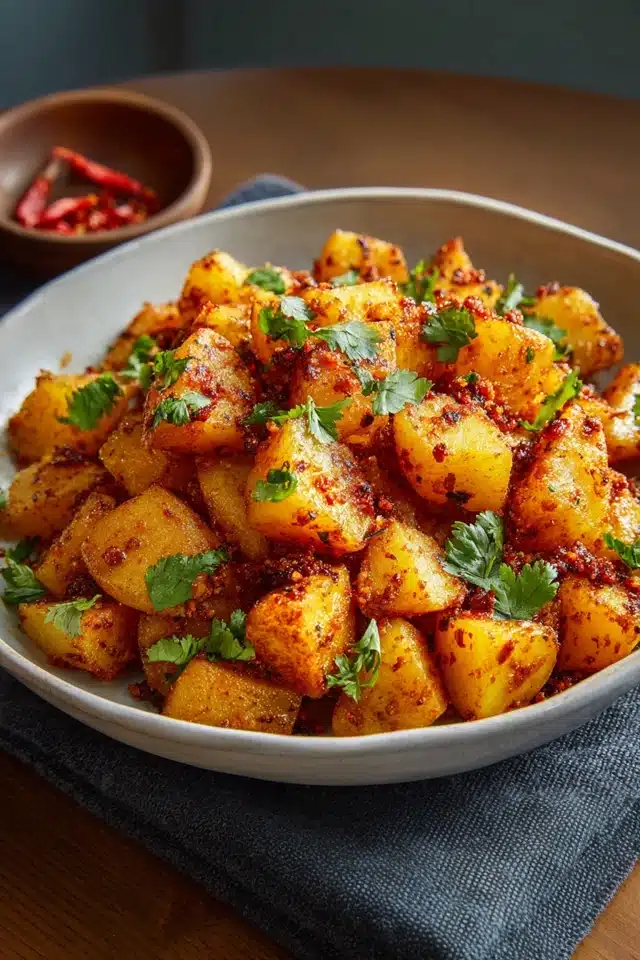 Spicy Mexican-Style Street Potatoes - Savoring Moments