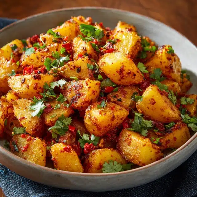 Spicy Mexican-Style Street Potatoes - Savoring Moments