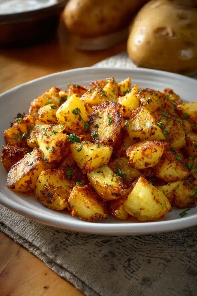Easy Breakfast Potatoes - Savoring Moments