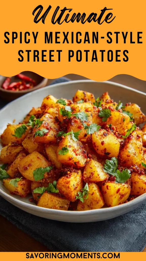 Spicy Mexican-Style Street Potatoes - Savoring Moments