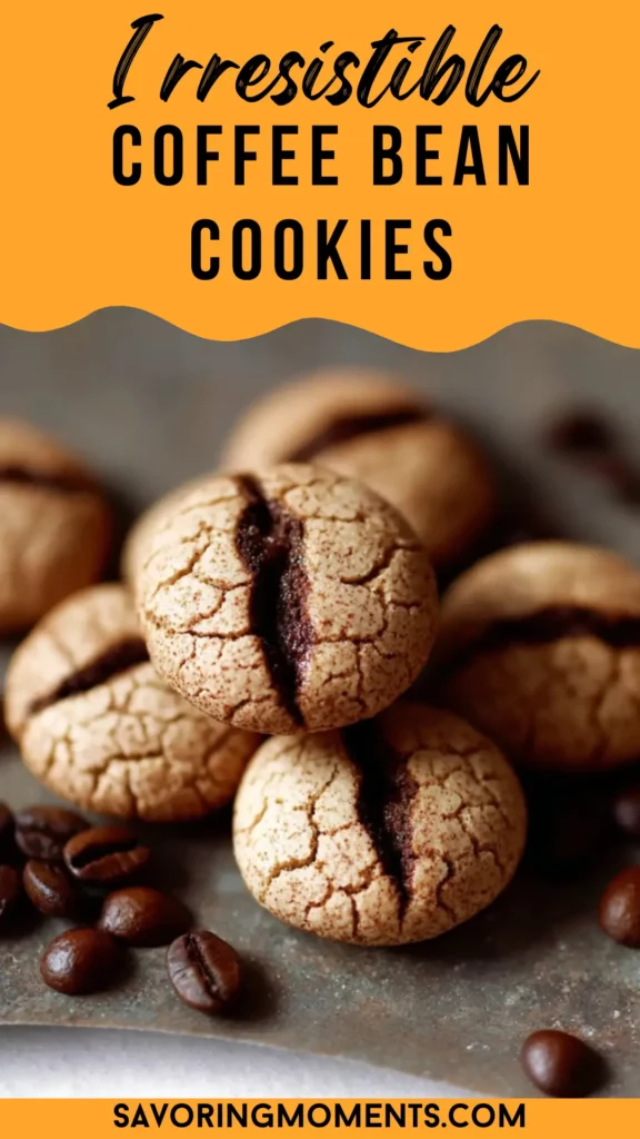 Coffee Bean Cookies - Savoring Moments
