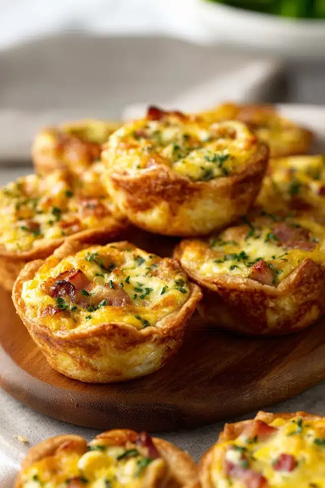 Muffin Tin Mini Quiche - Savoring Moments