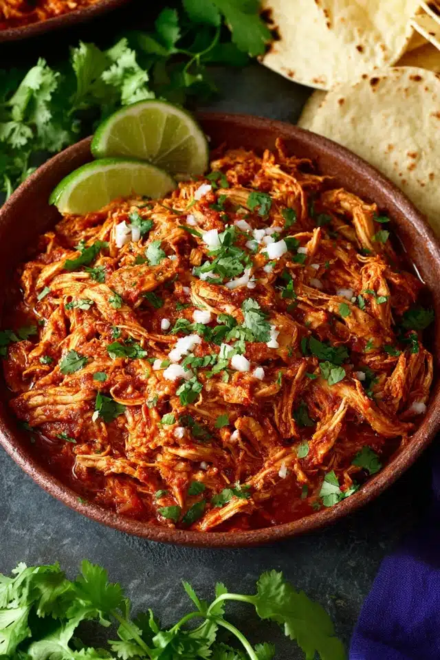 Tinga de Pollo (Mexican Shredded Chicken in Smoky Chipotle Sauce ...