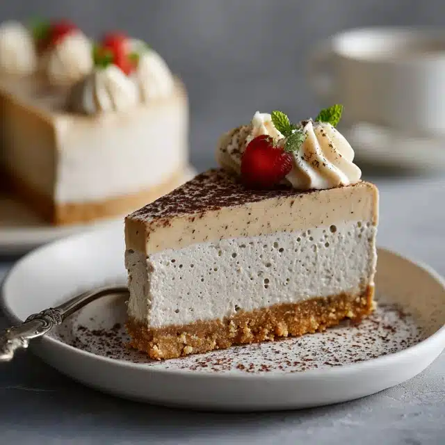 Earl Grey Mousse Cheesecake - Savoring Moments