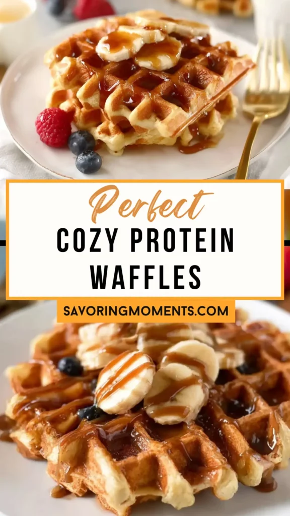Cozy Protein Waffles - Savoring Moments