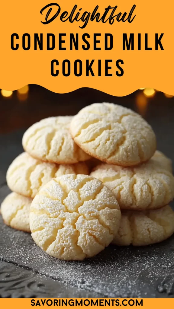 Delightful Condensed Milk Cookies - Savoring Moments