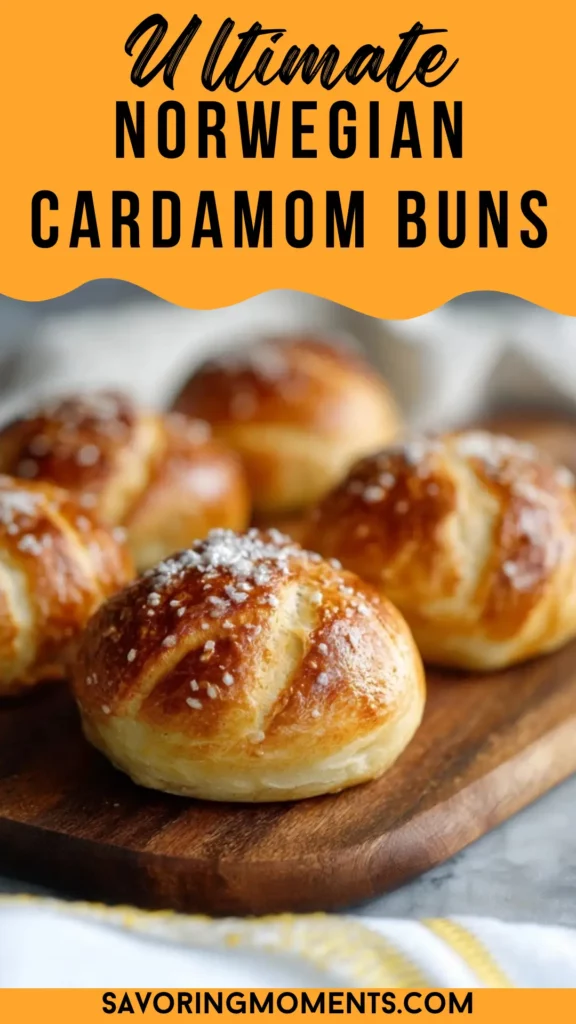 Hveteboller (Norwegian Cardamom Buns) - Savoring Moments