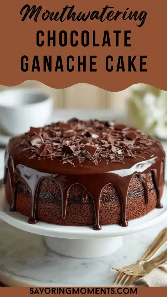 Ultimate Chocolate Ganache Cake - Savoring Moments
