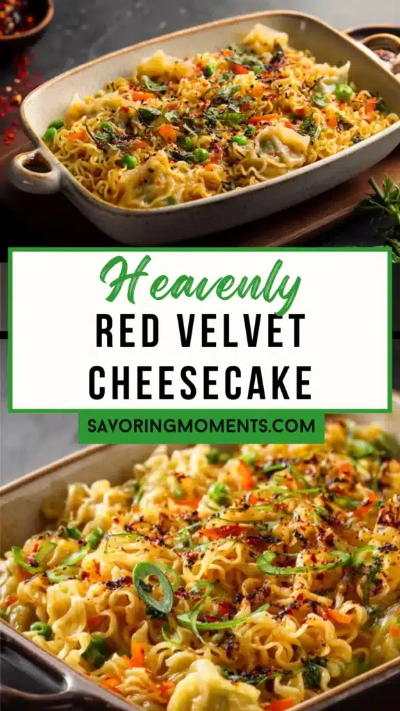 Dumpling Ramen Bake - Savoring Moments