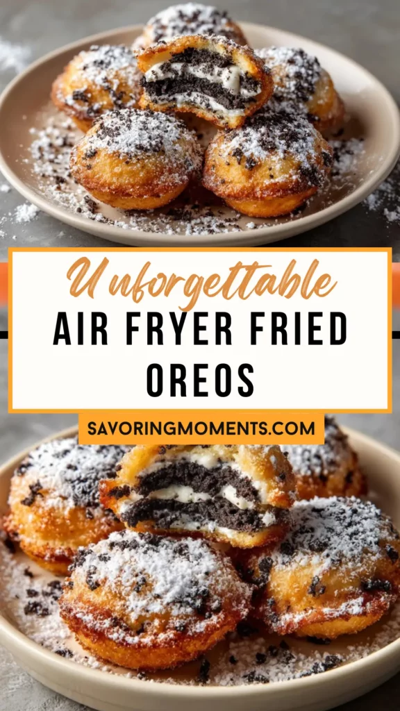 Air Fryer Fried Oreos - Savoring Moments