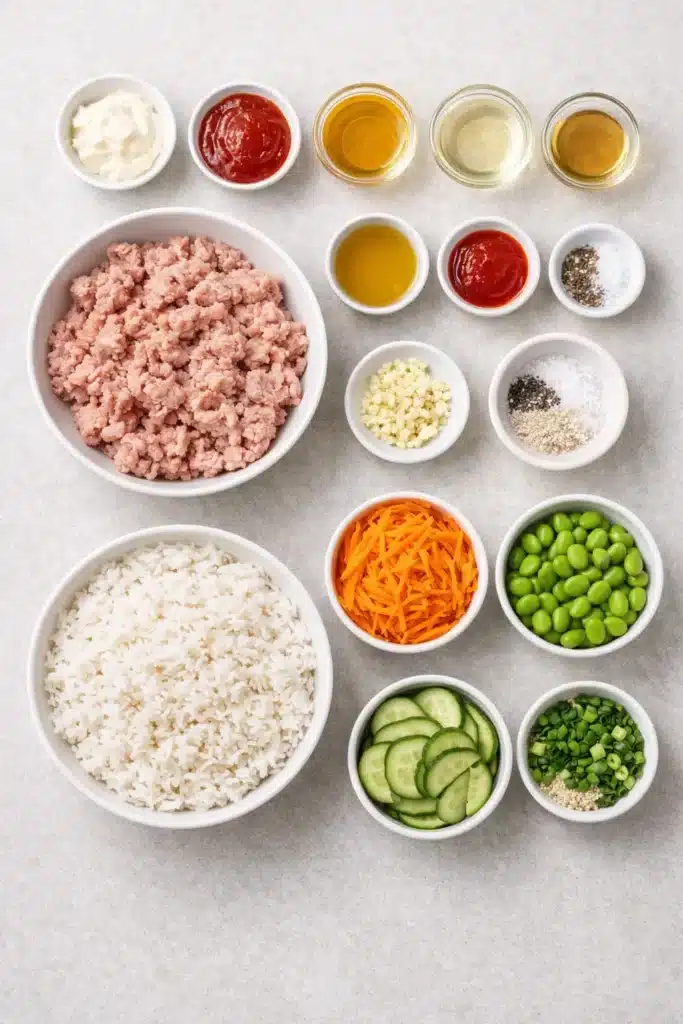 Bang Bang Ground Turkey Rice Bowls - Savoring Moments