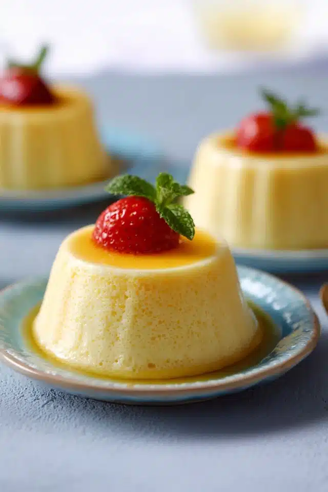 Japanese Purin (Crème Caramel) - Savoring Moments