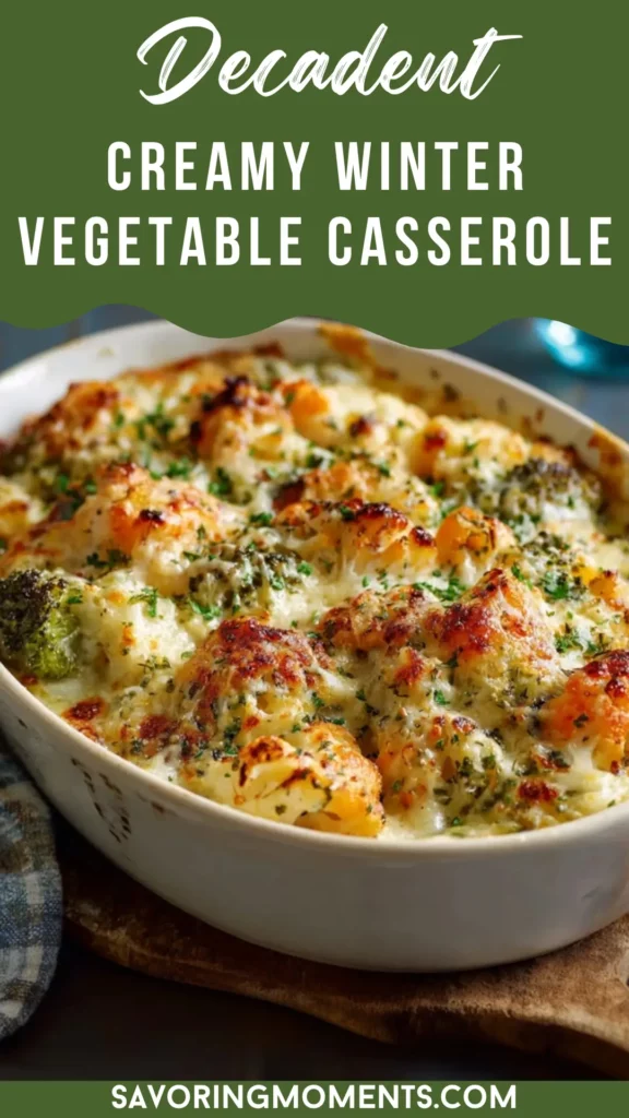 Creamy Winter Vegetable Casserole - Savoring Moments