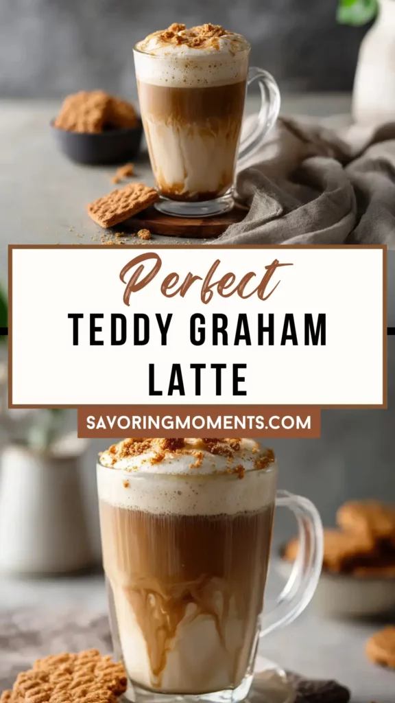 Teddy Graham Latte - Savoring Moments