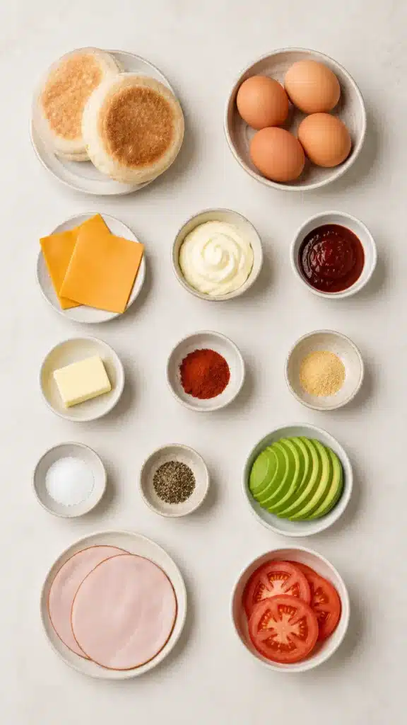 Easy Spicy Chipotle Breakfast Sandwich - Savoring Moments