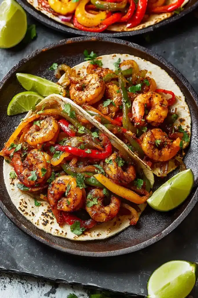 Shrimp Fajitas - Savoring Moments