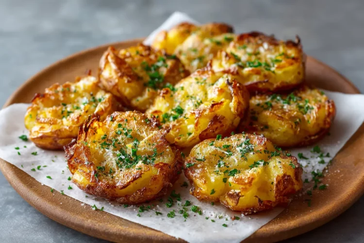 Crispy Smashed Potatoes - Savoring Moments