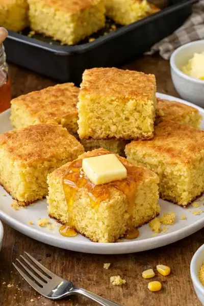 Best Moist Cornbread - Savoring Moments