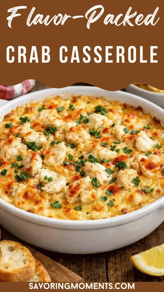 Crab Casserole - Savoring Moments