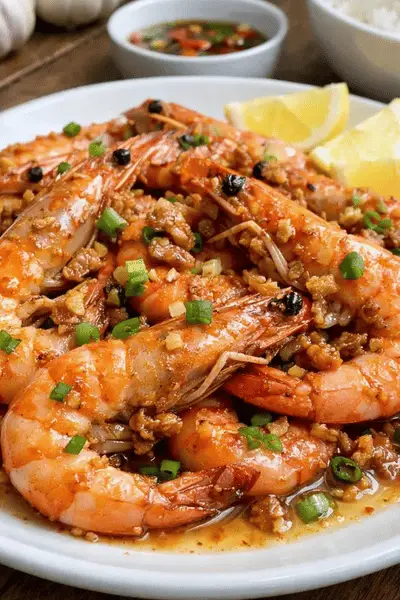 Filipino Style Garlic Butter Shrimp - Savoring Moments