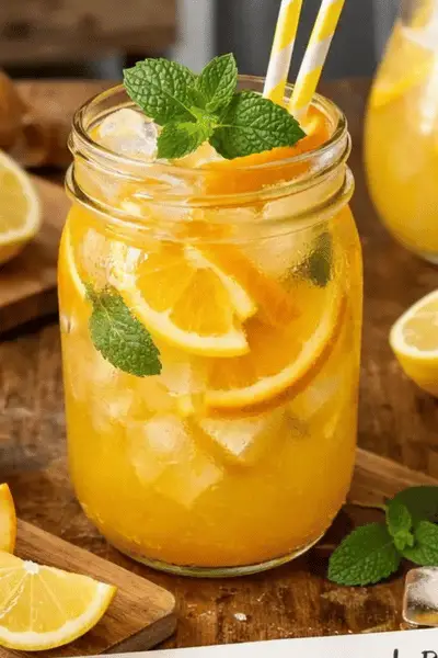 Easy Orange Lemonade - Savoring Moments