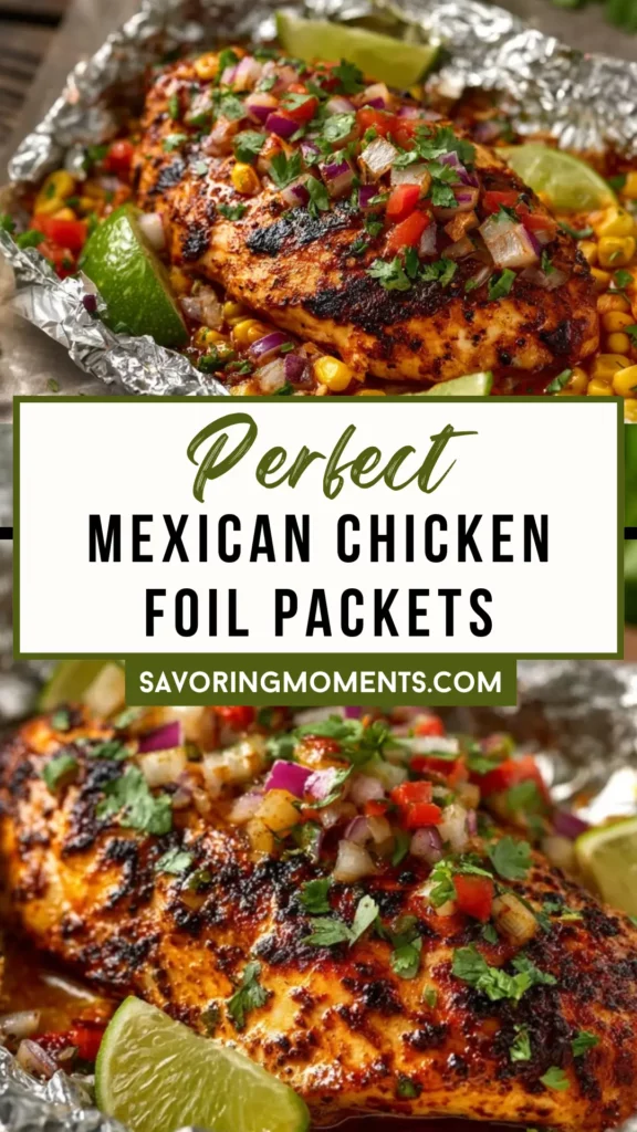 Mexican Chicken Foil Packets - Savoring Moments