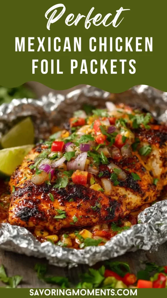 Mexican Chicken Foil Packets - Savoring Moments